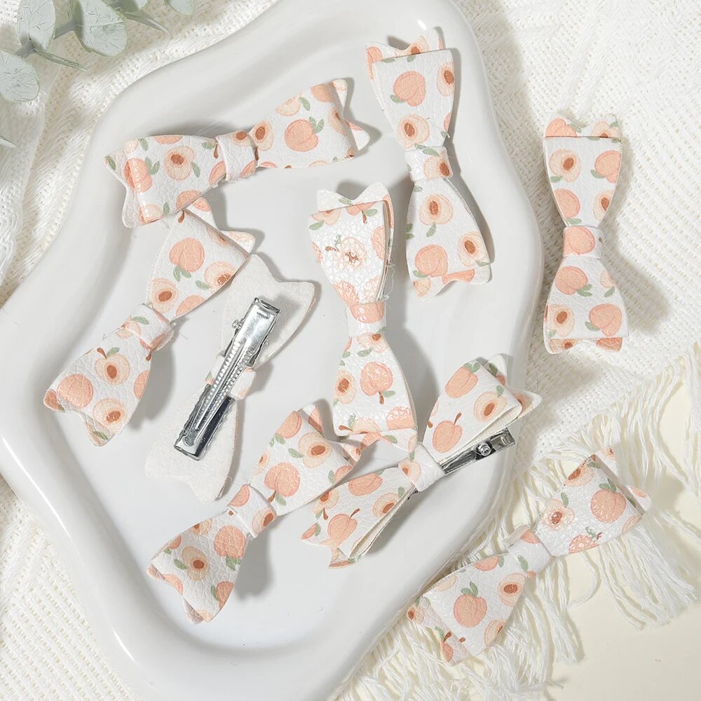 Детские заколки CUTE BOWS Белый, 2PCS, SH005-6