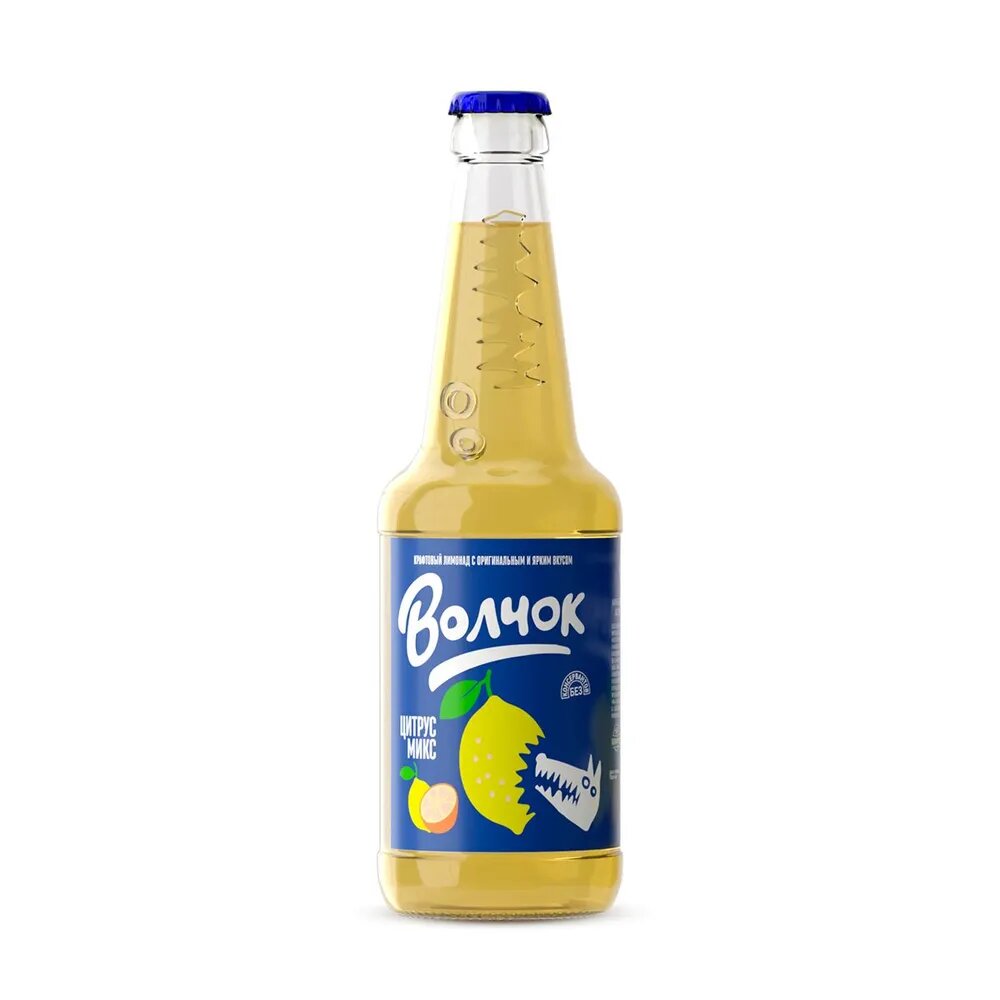 Лимонад Волчок Цитрусовый микс, 0,45 л