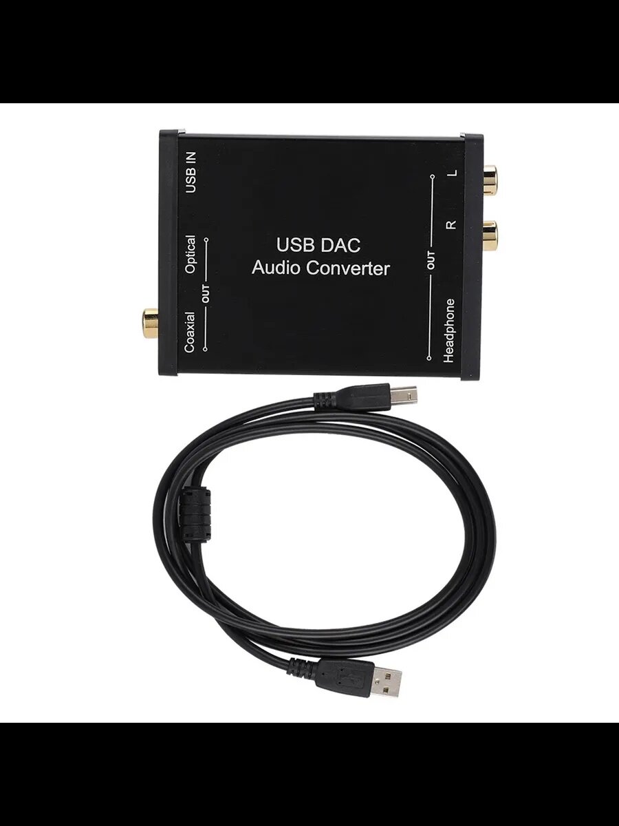 Аудио конвертер USB - Optical (toslink), Coaxial, 3.5мм мини джек, RCA. GV-023