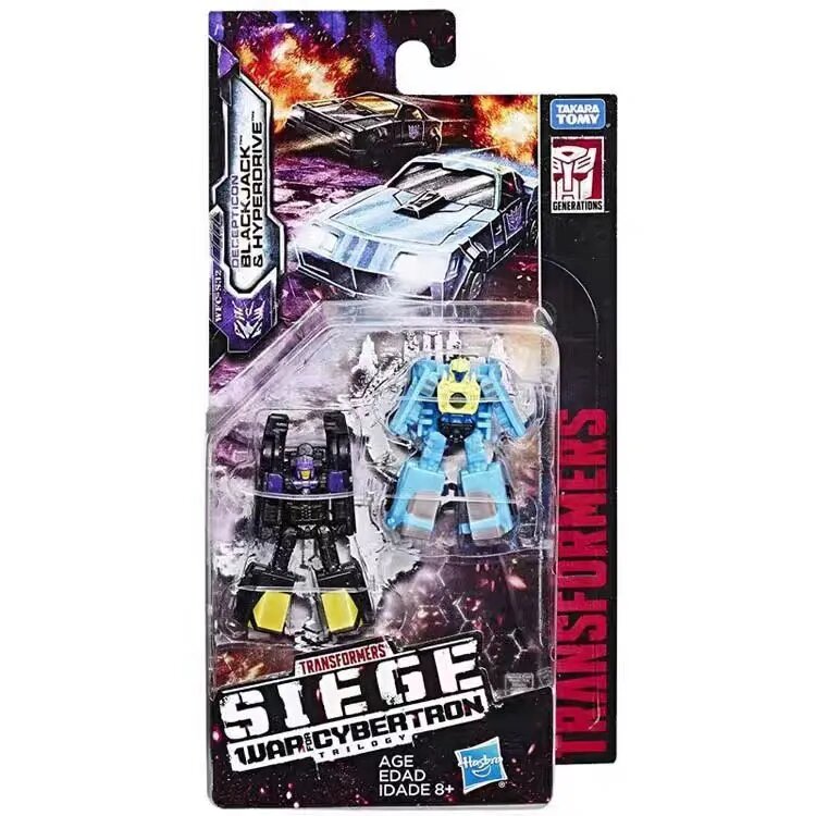 Трансформеры игрушки Hasbro Transformers Siege War For Cybertron Trilogy WFC-S32 Decepyicon Blackjack & Hyperorive