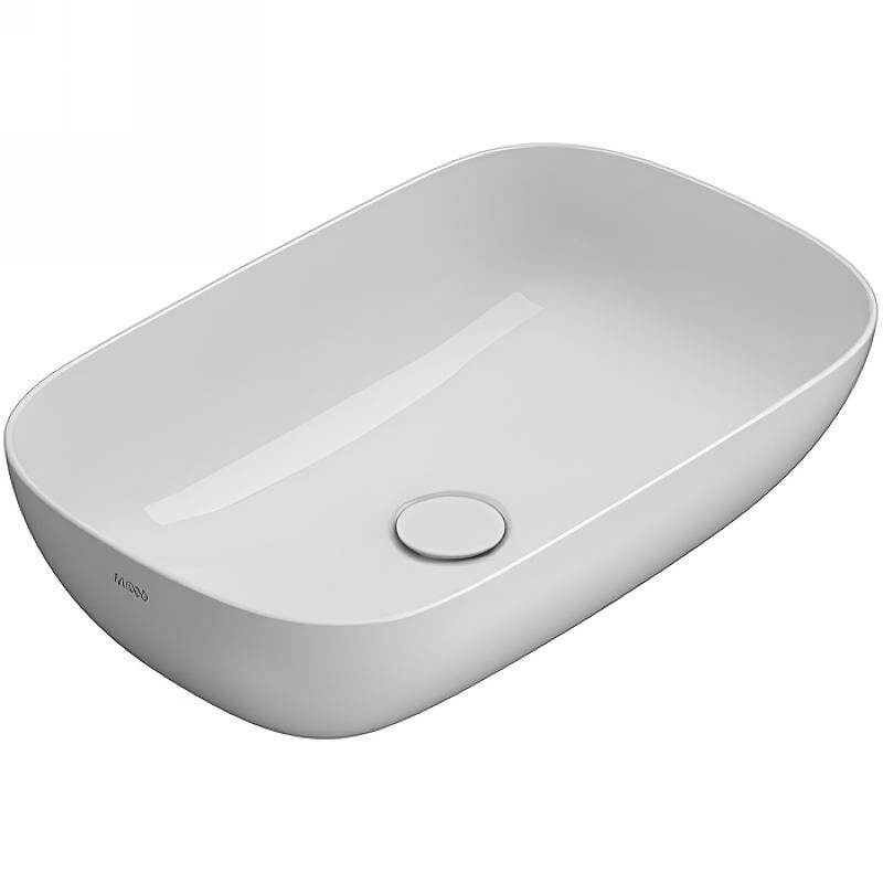 Раковина накладная Globo T-Edge 60 B6R60. BI 0 Белая, керамика
