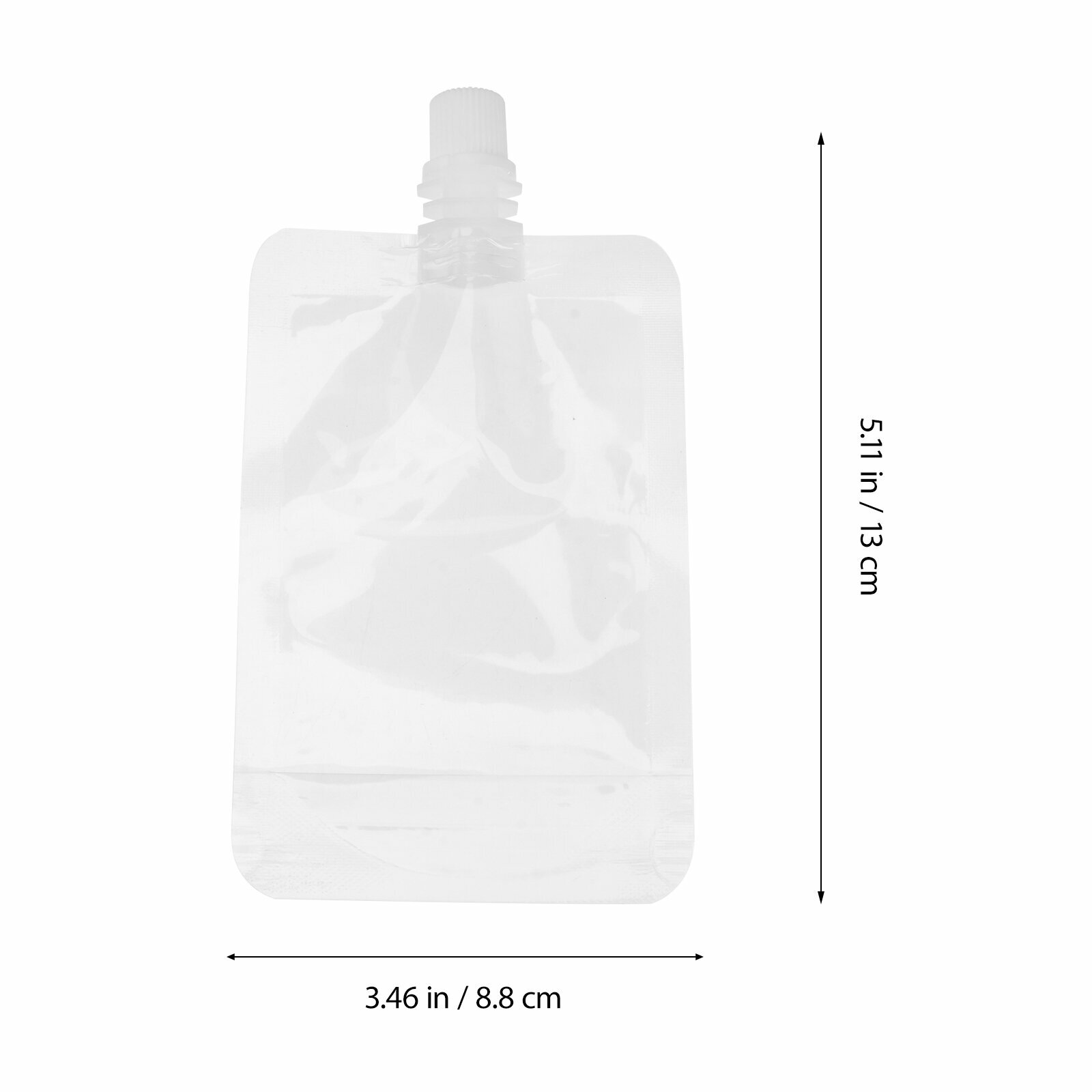 30 Шт 100Ml Прозрачные Фляги Для Напитков С Крышкой Повторного Использования 15.00X8.80X1.50Cm