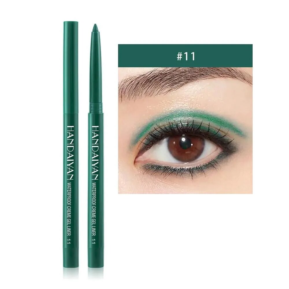 Подводка лайнер для глаз водостойкая цветная, фломастер Color Pen Eye Liner