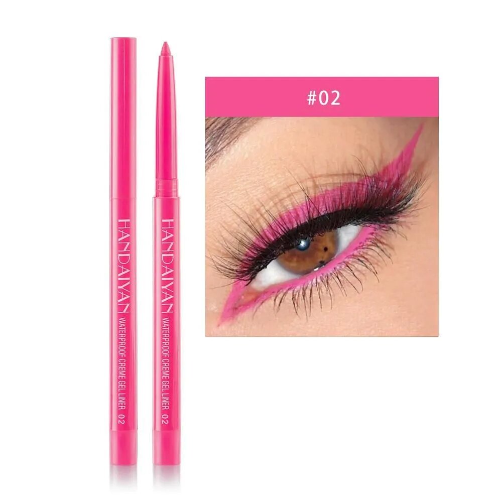 Подводка лайнер для глаз водостойкая цветная, фломастер Color Pen Eye Liner