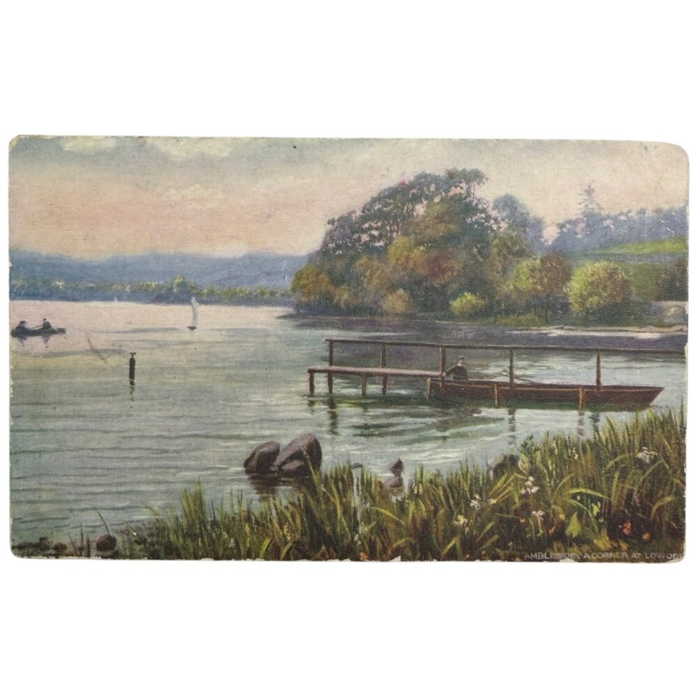 Почтовая открытка "Уголок в Лоу-Вуд, Эмблсайд" 1900-1917 гг. Германская Империя