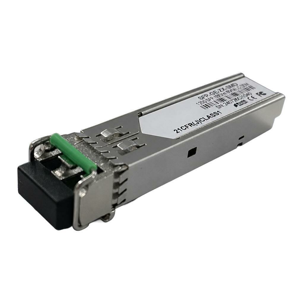 1,25G SFP двухволоконный оптоволоконный трансивер LC DDM 1550 нм 80 км