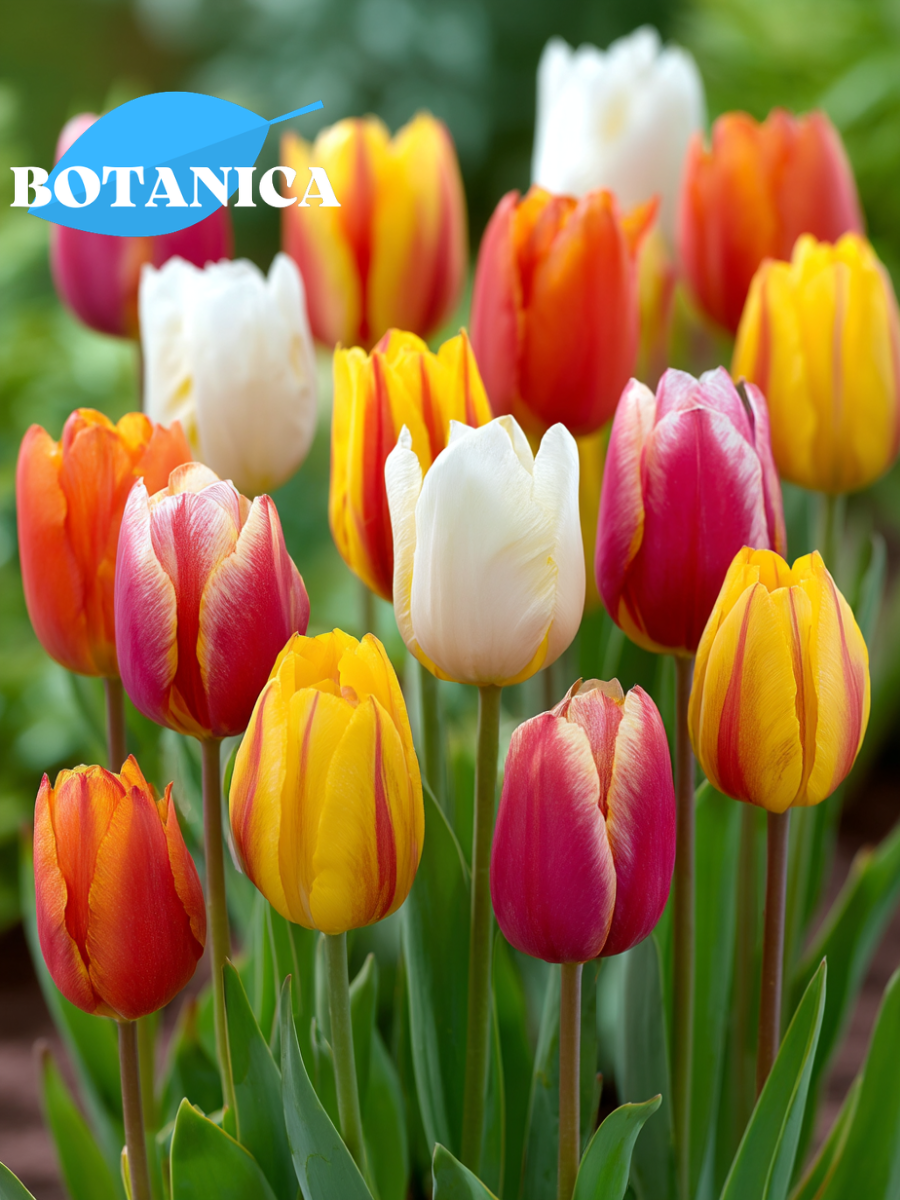 Луковицы цветов, botanica garden, Тюльпаны Биколор Микс 3 штуки