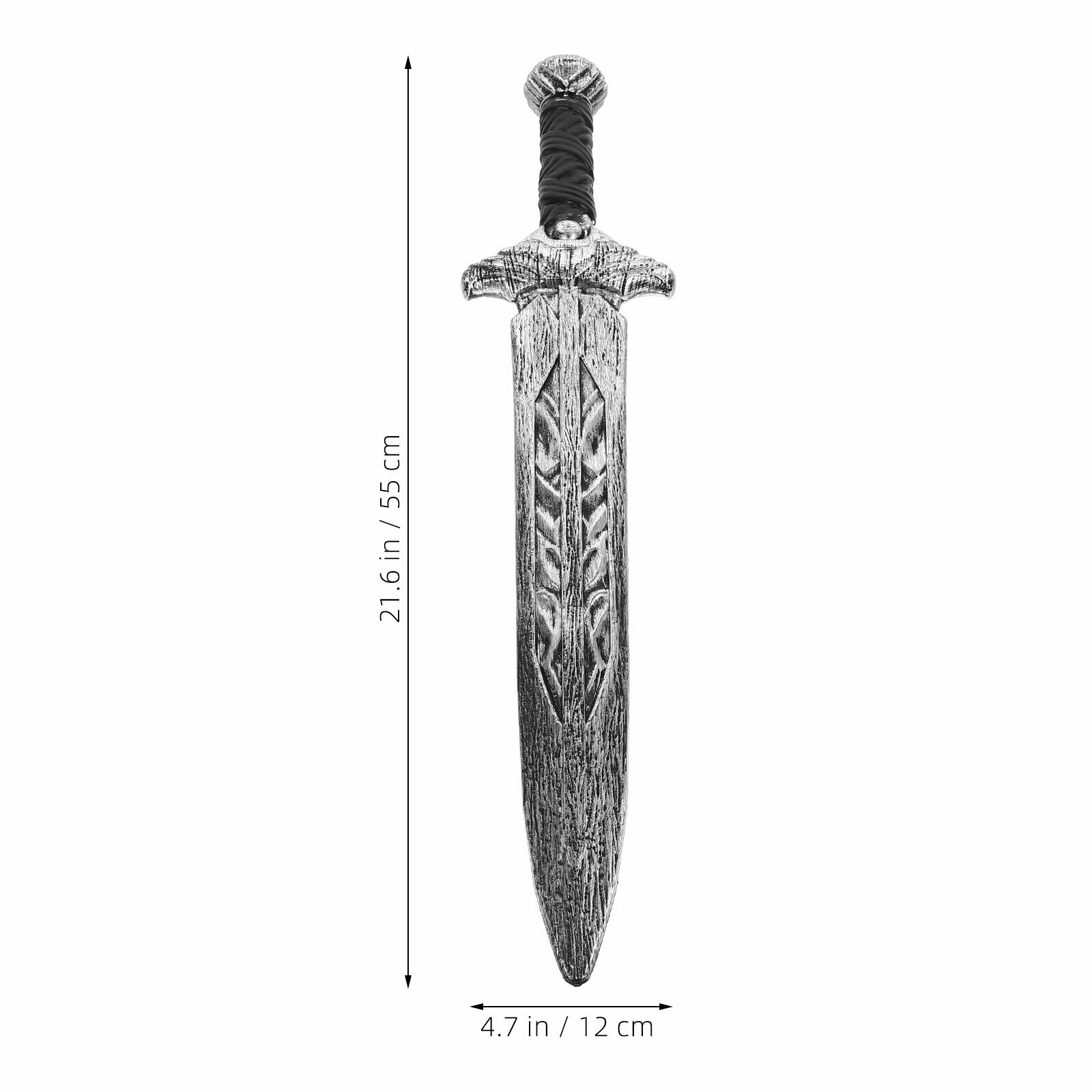 Пиратский Меч Из Пластика Для Игр И Костюмированных Вечеринок 55.00X12.00X2.50Cm