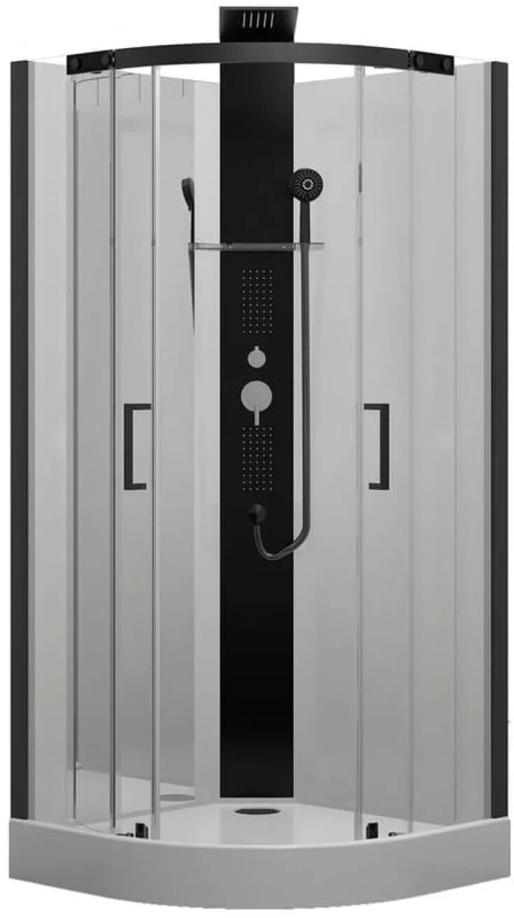 Душевая кабина Black&White Galaxy G8701 с низким поддоном, без крыши