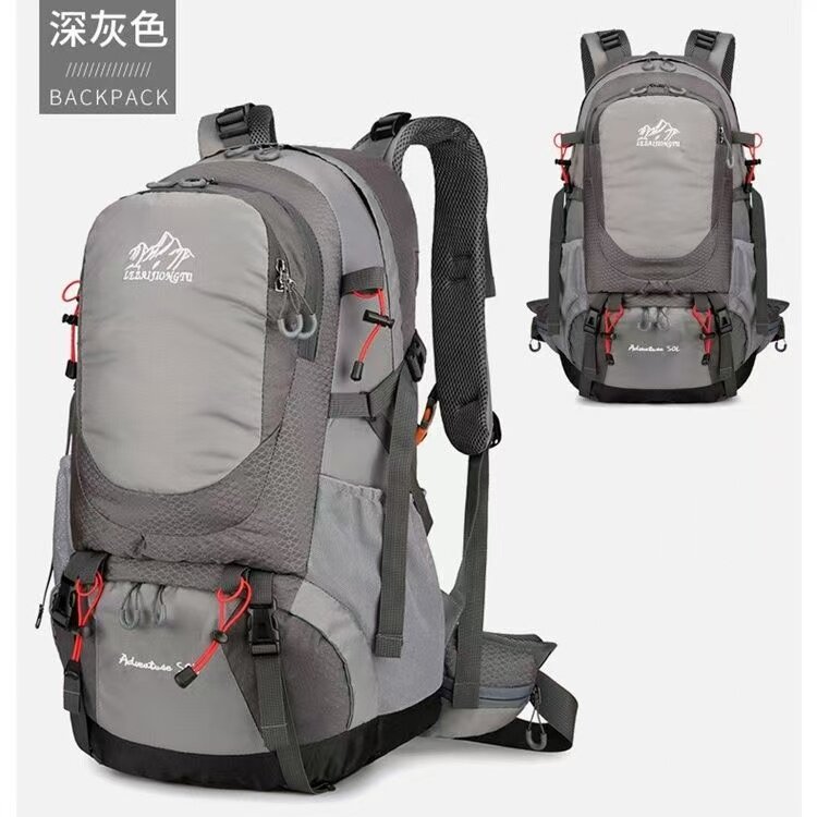 Открытый походный рюкзак с поясничной поддержкой объемом 50 л