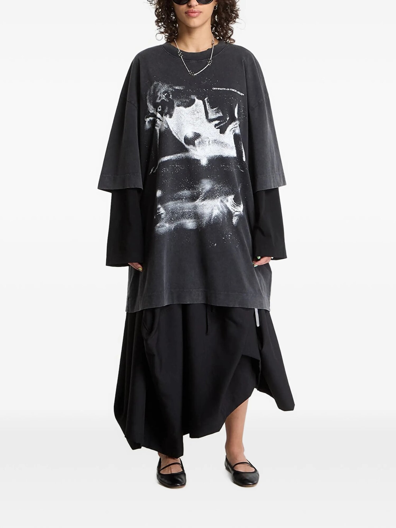 Платье Dreaming Narciso graphic-print mini T-shirt dress