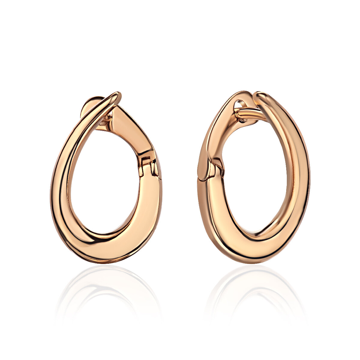 Серьги, золото, 585 проба