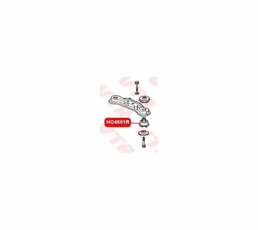 Подушка заднего дифференциала, задняя, VTR HO4601R