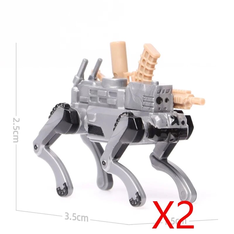 MOC Военные блоки набор E1-10-2-2PCS