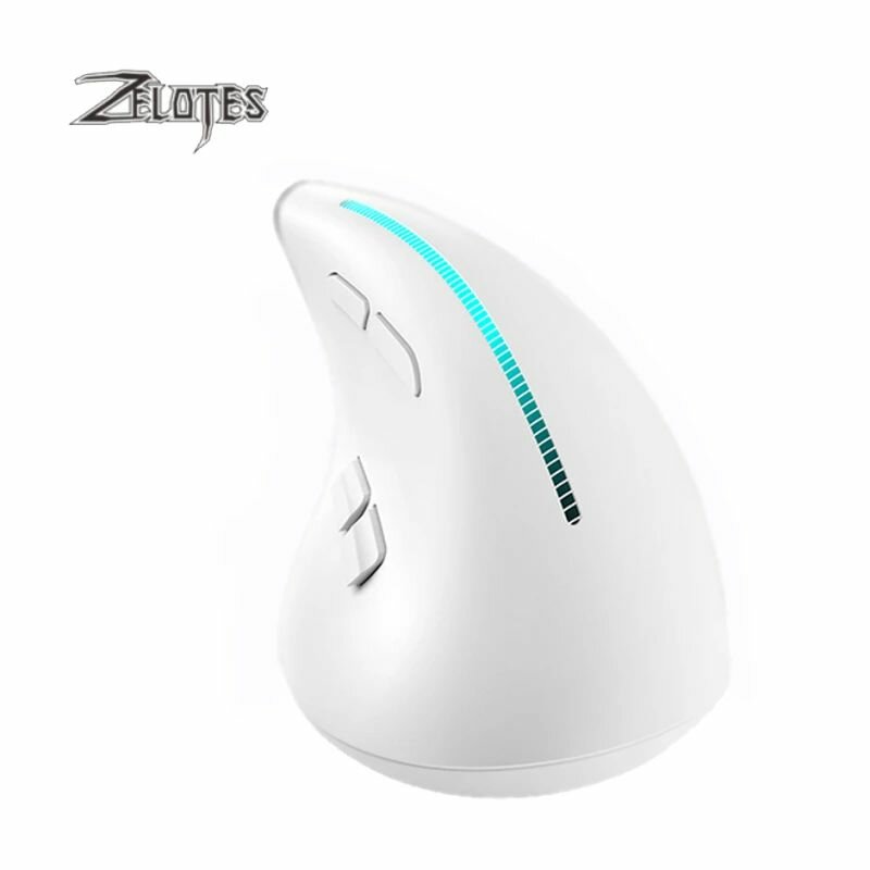 Вертикальная мышь Zelotes F-36 белая