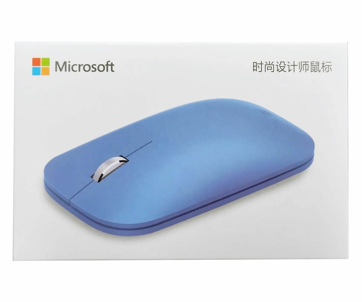 Мобильная мышь Microsoft Modern (Sapphire) KTF-00079 - Ambidextrous, Bluetooth