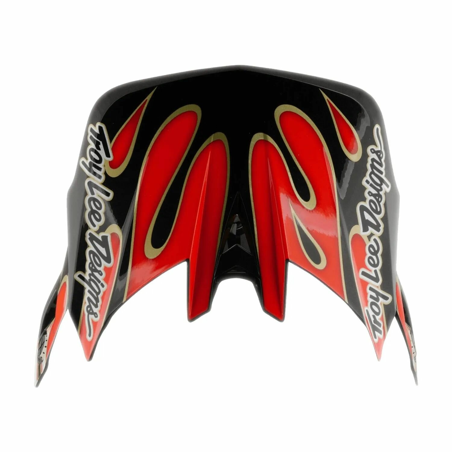 Козырек для велошлема Troy Lee Designs D4 Overspray White/Red (158030001)
