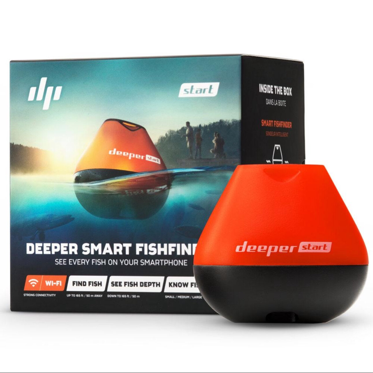 Беспроводной эхолот Deeper Fishfinder START с Wi-Fi для рыбалки