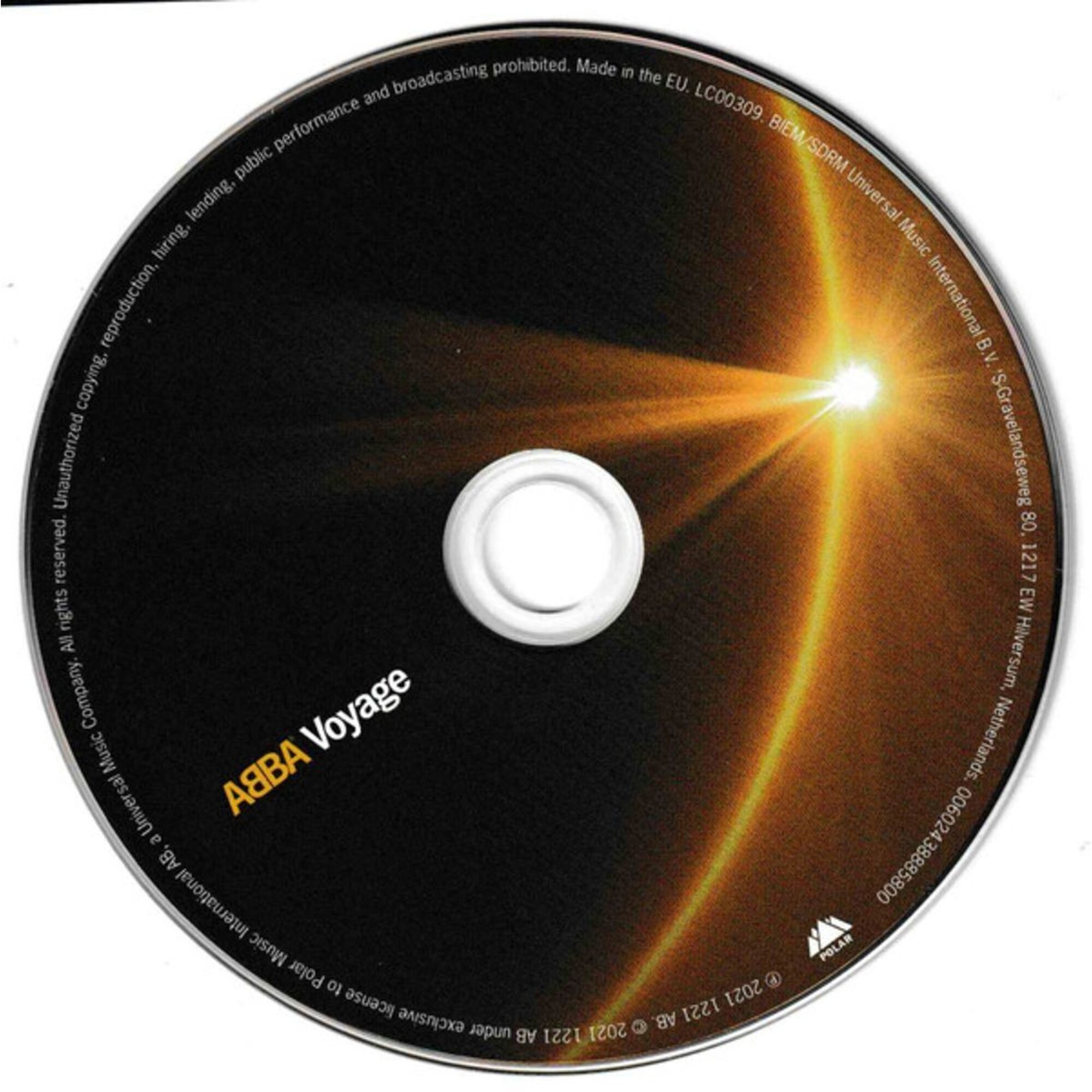 Компакт-диск Polar ABBA Voyage, CD, Jewel Case, 2021 г, 1 шт. — фото 1