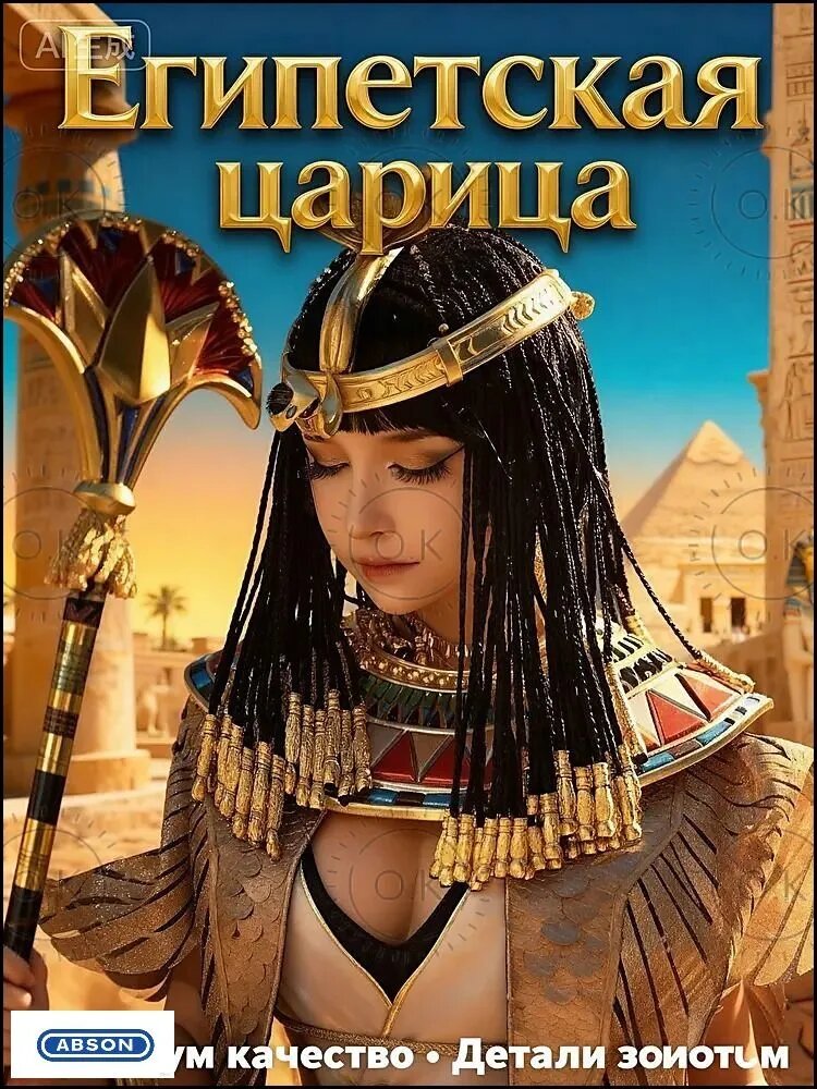 Карнавальный парик Клеопатры бестселлер