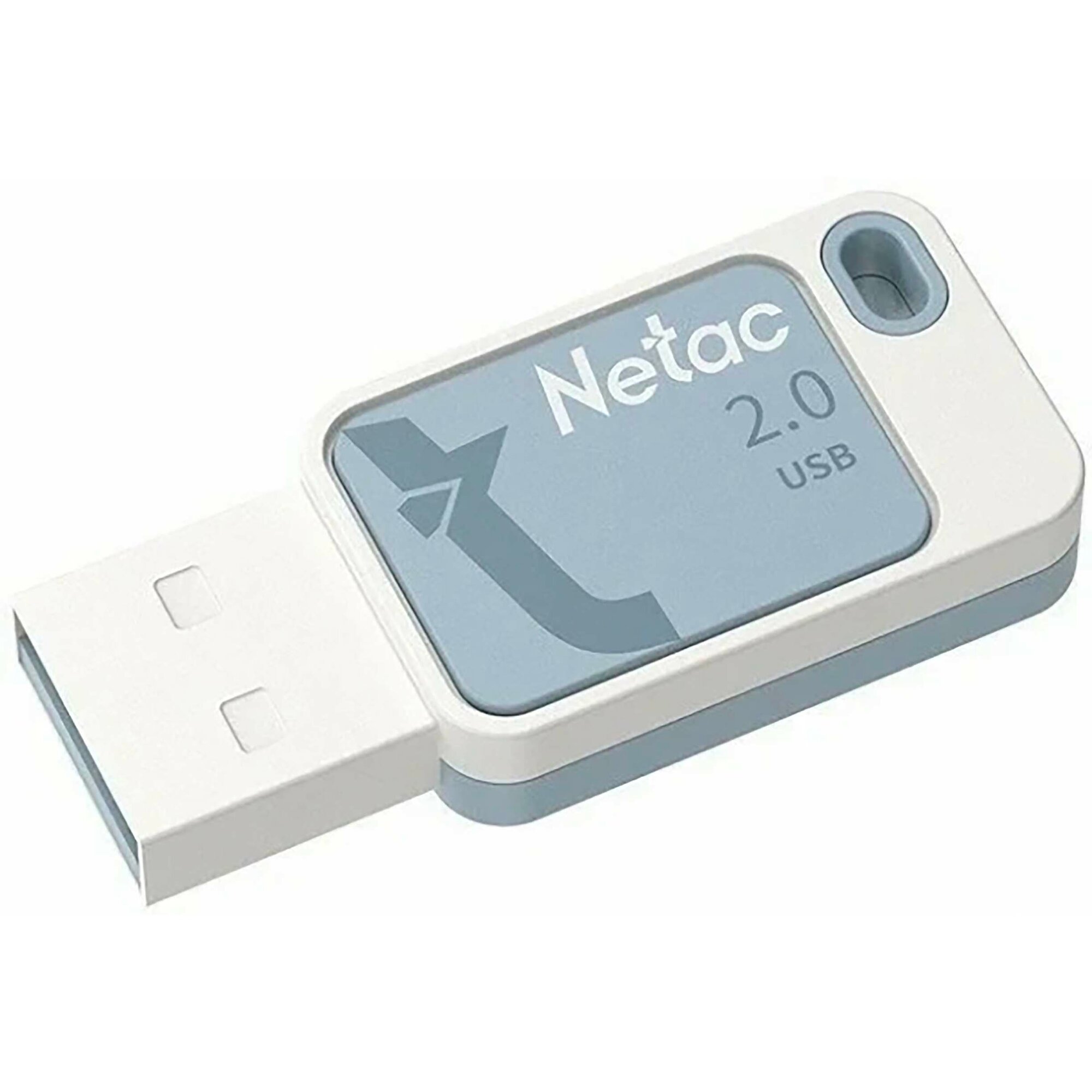 Накопитель Netac USB2 Flash 8GB UA31 голубая