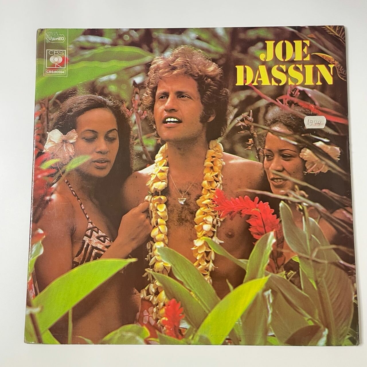 Винтажная виниловая пластинка LP Joe Dassin Джо Дассен (Франция 1974)
