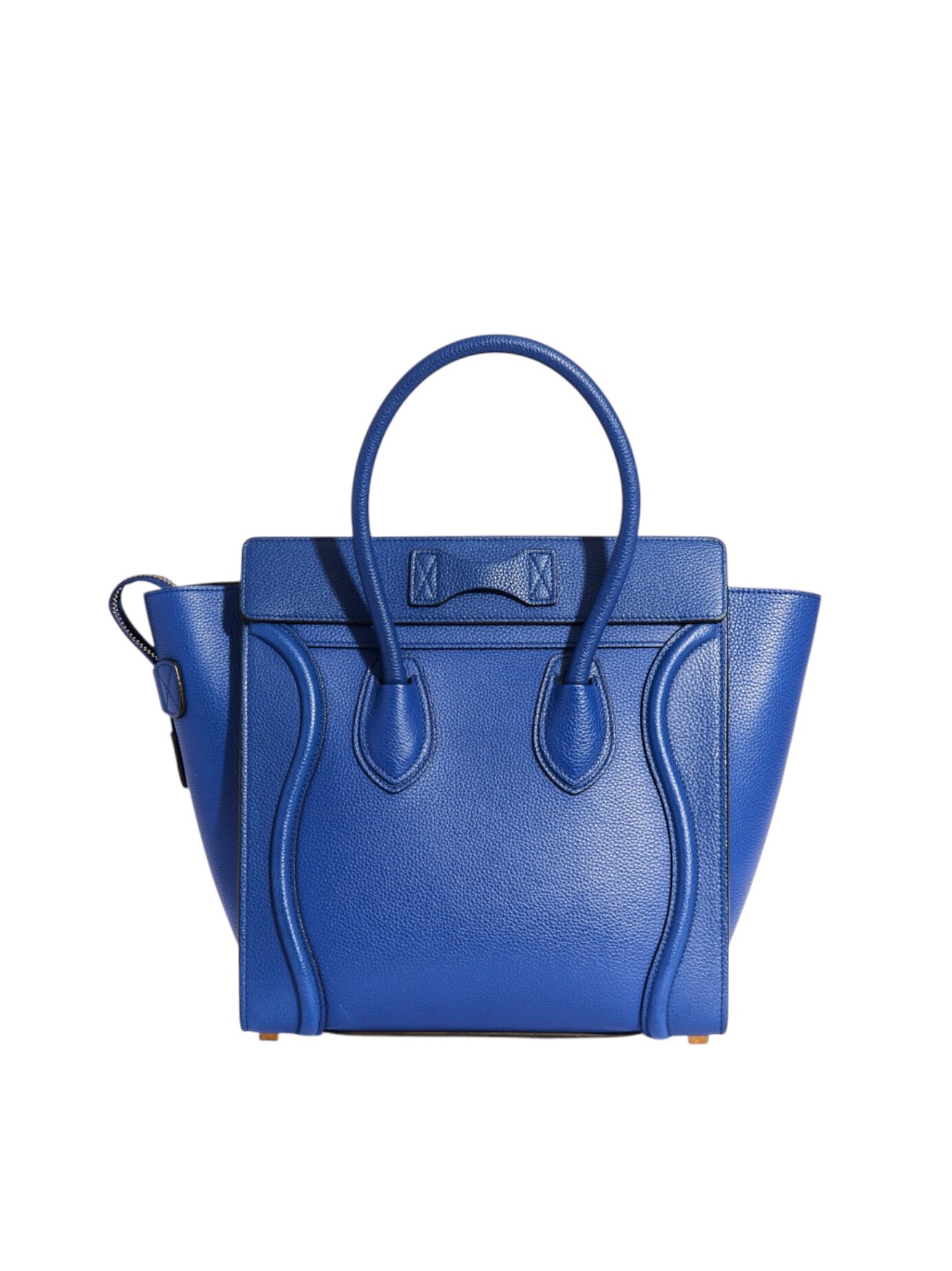 Сумка тоут CELINE Luggage Micro, синий — фото 1