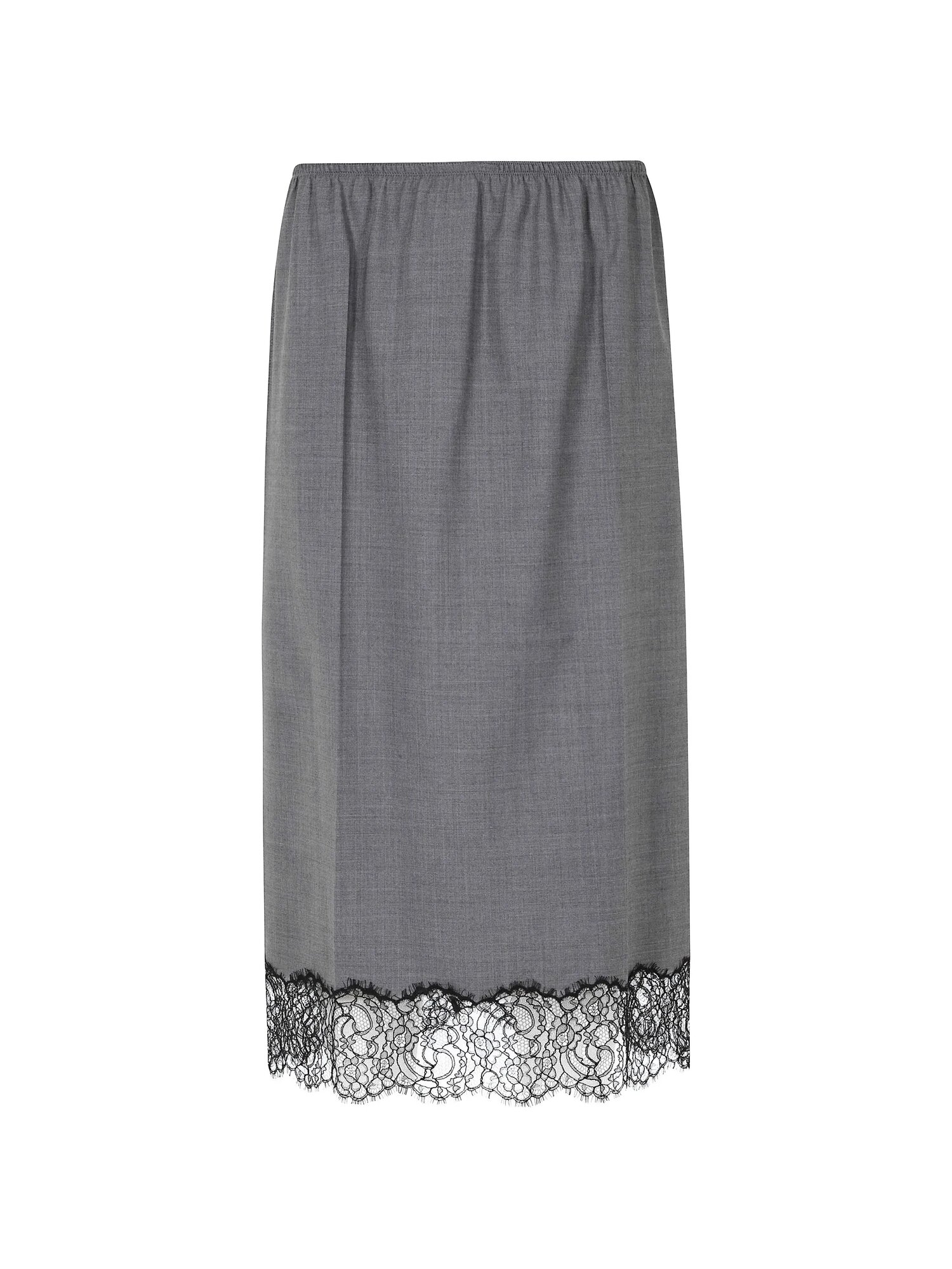 Юбка Becka lace-trim pleated midi skirt
