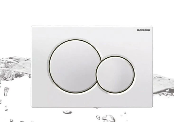 Кнопка для инсталляции GEBERIT 115.770.11.5 SIGMA 01 белая. Клавиша смыва унитаза Геберит.-dea-XZ