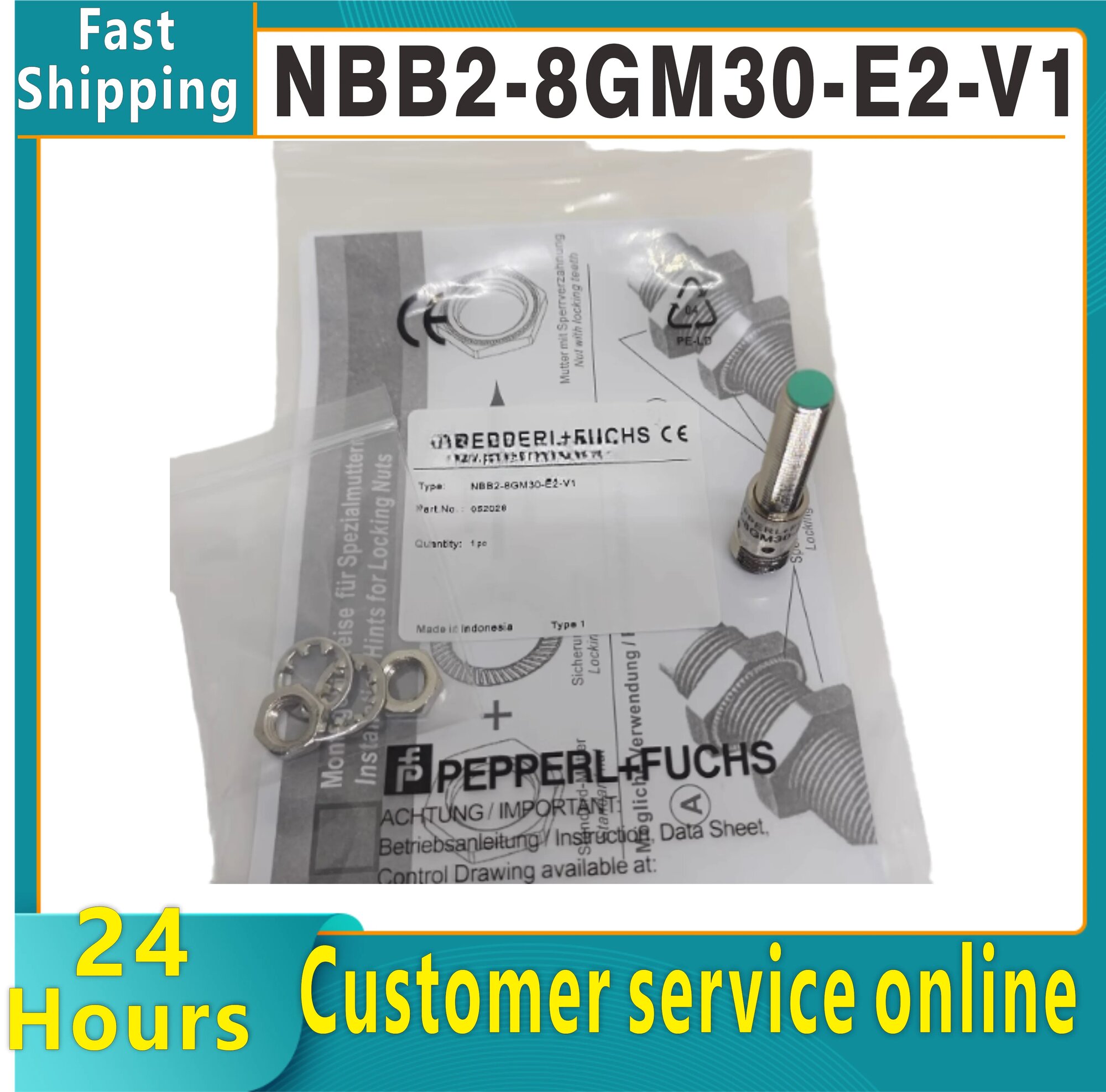 Датчик приближения P+F NBB2-8GM30 NBB2-8GM30-E0-V1 NPN