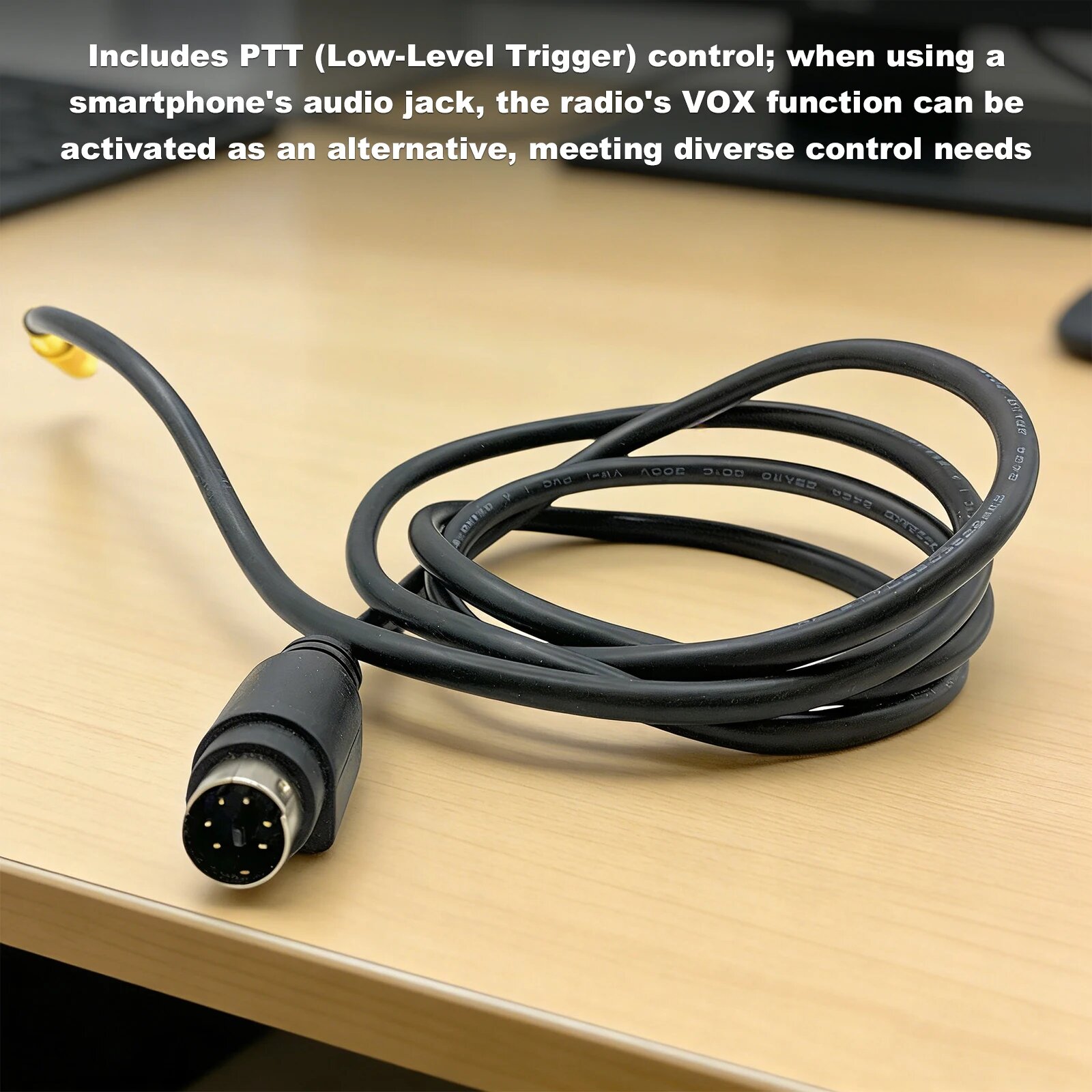 Аудиокабель PTT адаптер VODOOL для YAESU FT-891/857/817/991/450D