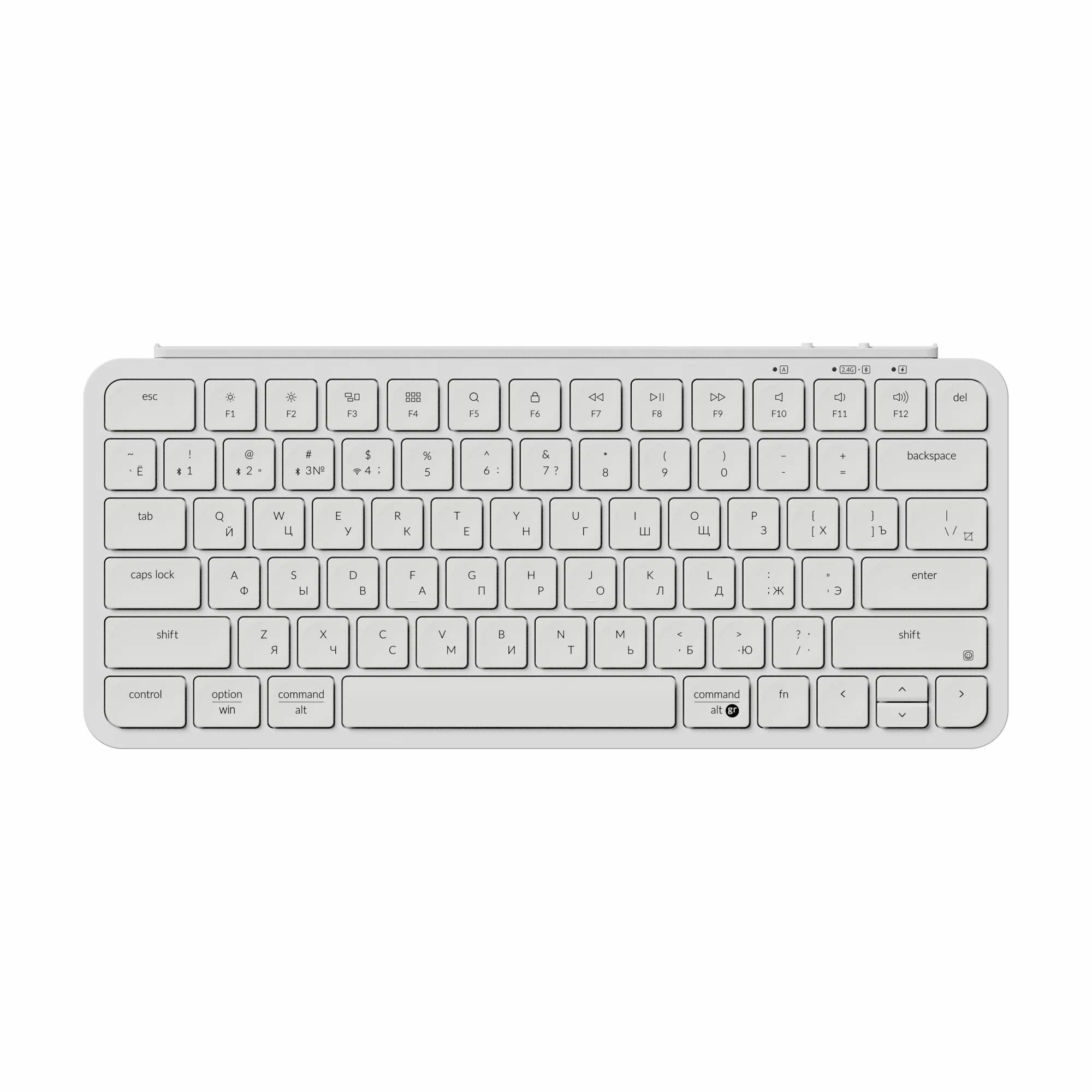 Keychron Клавиатура беспроводная B1 Pro, Русская раскладка, белый