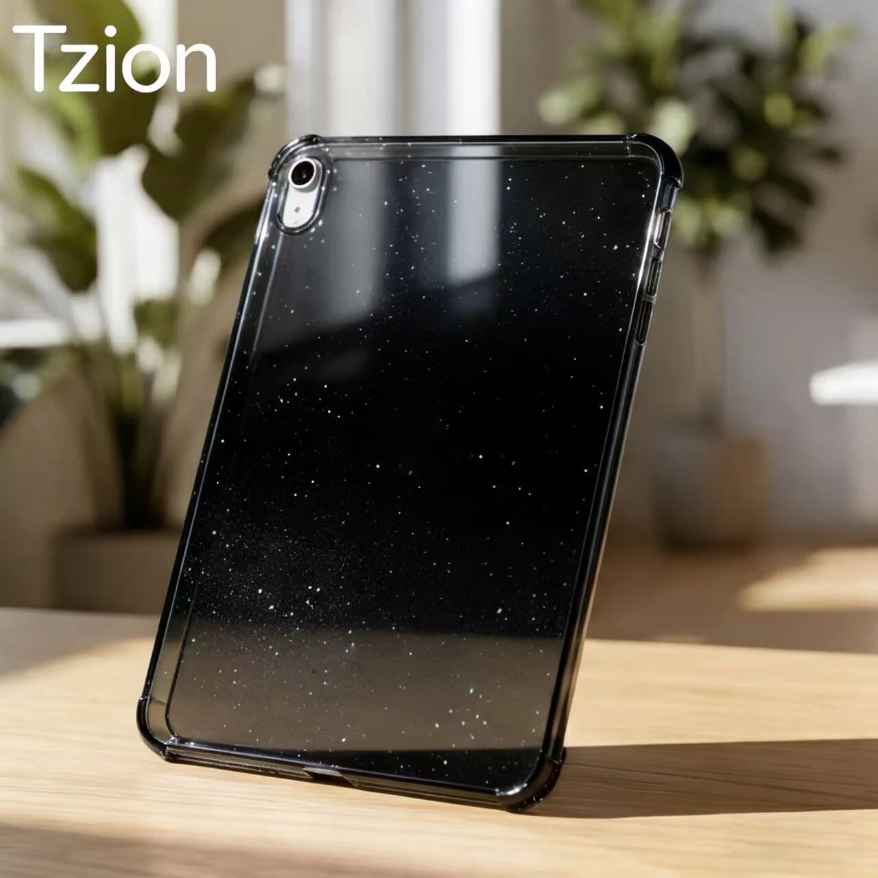 Чехол Tzion для iPad, черный с блестками