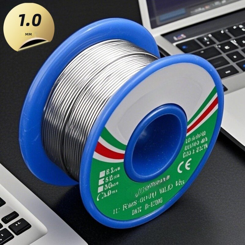 Припой безсвинцовый с канифолью 60/40, 50г, 1.0мм, 1шт.