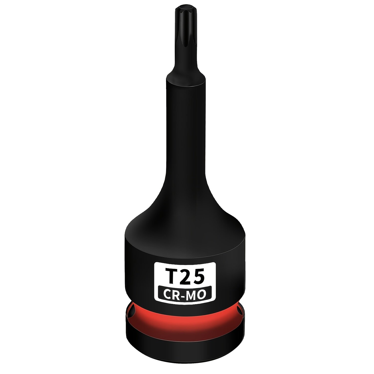 Ударная торцевая головка Torx T25, 1/2" привод, 3 дюйма, Cr-Mo сталь, для электрических трещоток