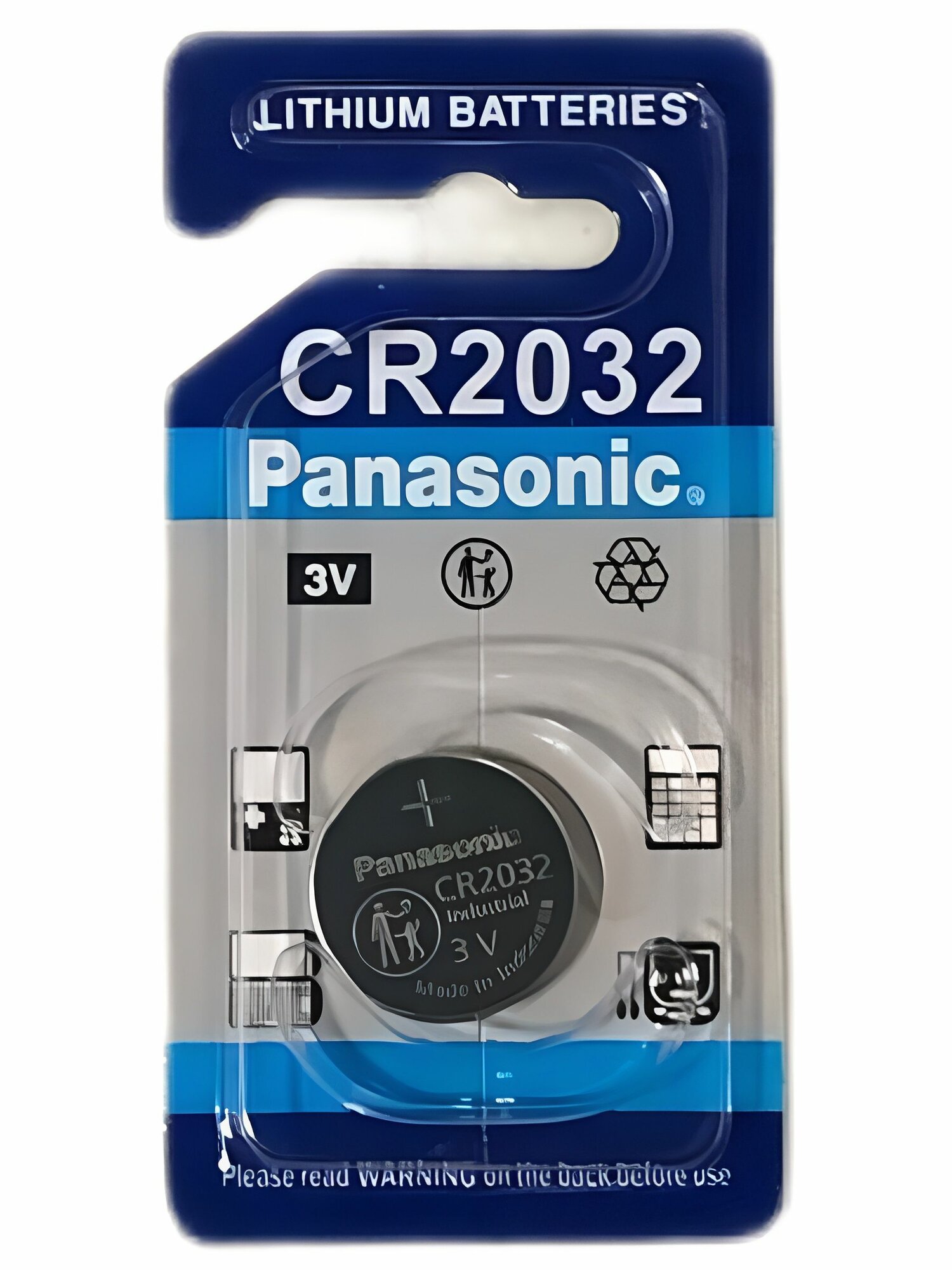 Батарейка CR 2032 Panasonis Industrial 2036 Срок хранения. Индонезия.