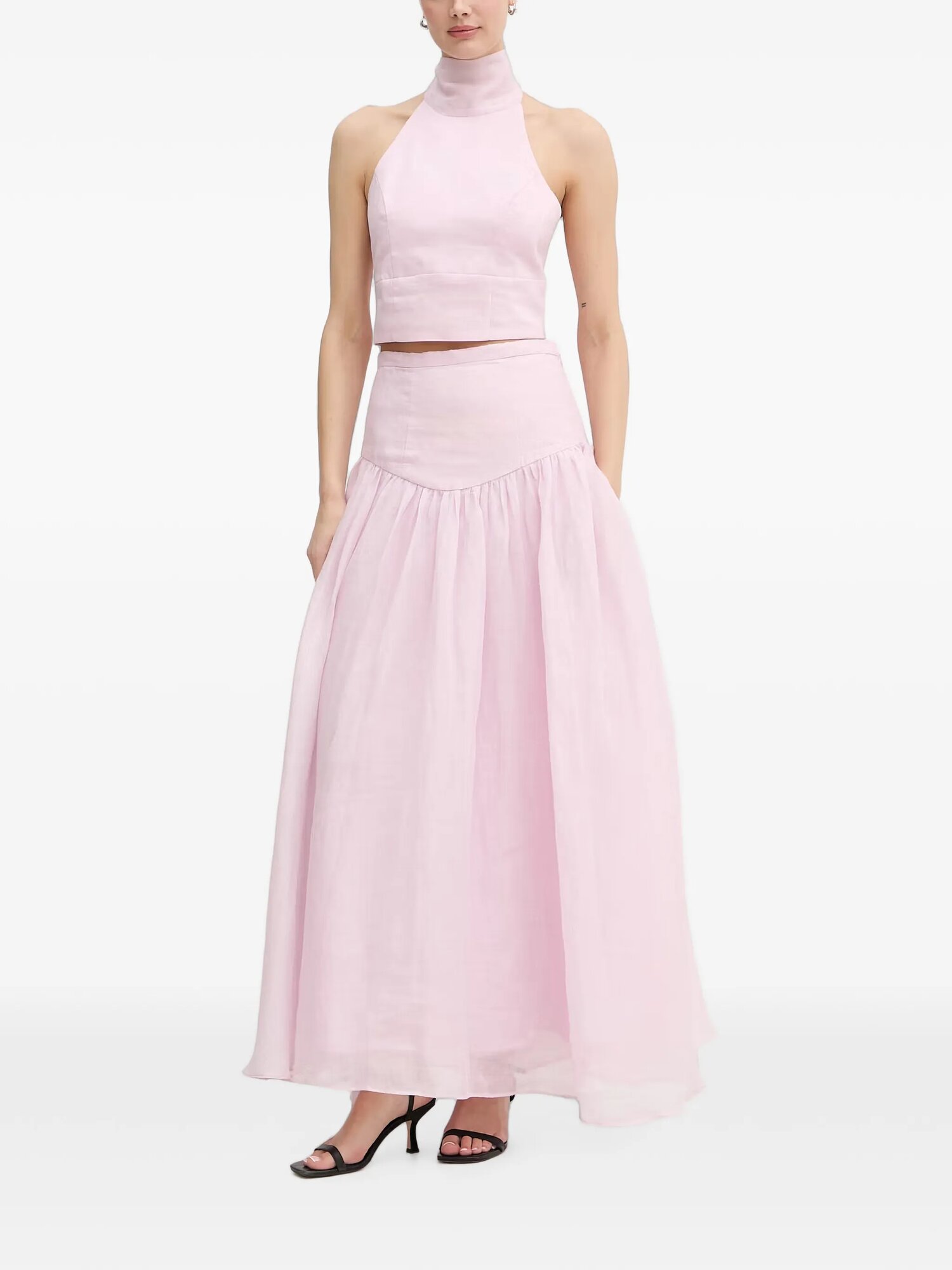 Топ Bardot Halterneck tie-fastening top, размер 40 — фото 1