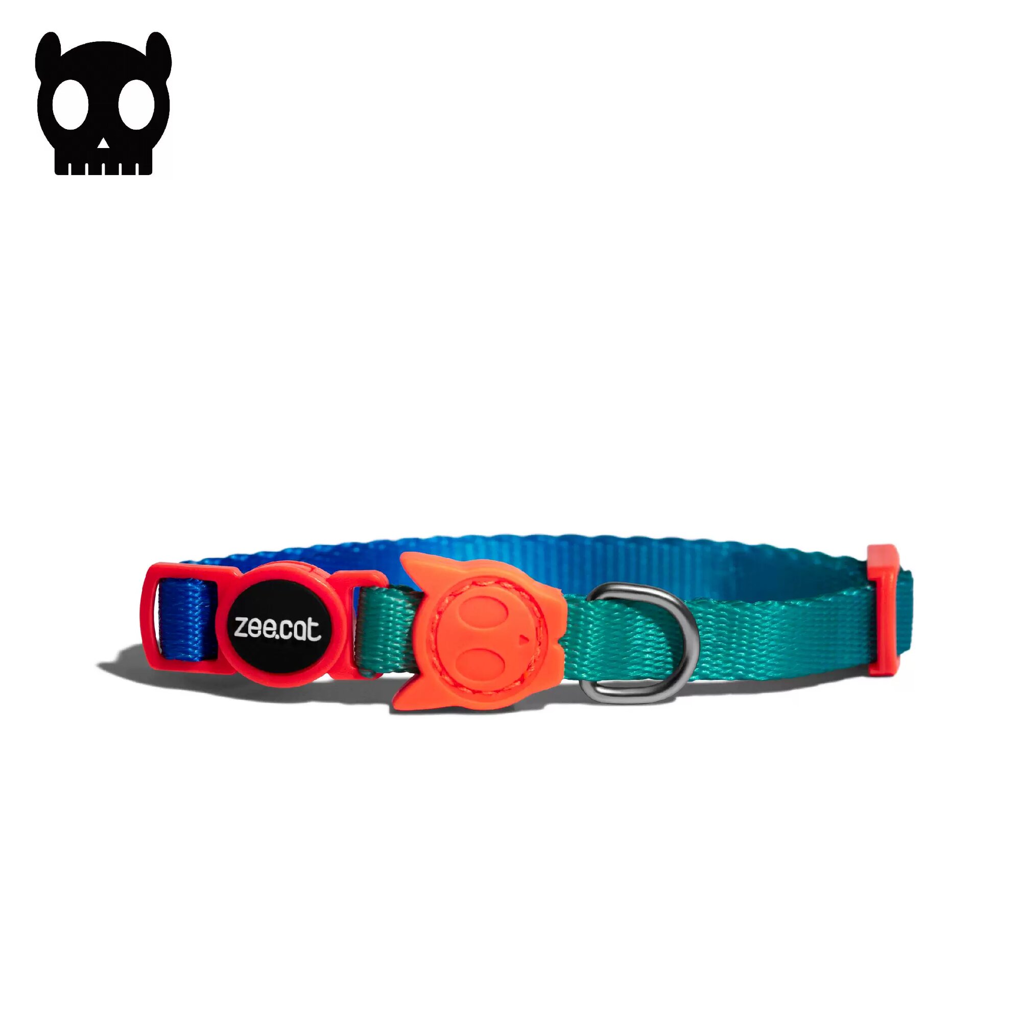 ZeeDog Blue Tide Градиентный Ошейник для Кошек С регулируемым размером шеи 20-30 см Удобный Аксессуар