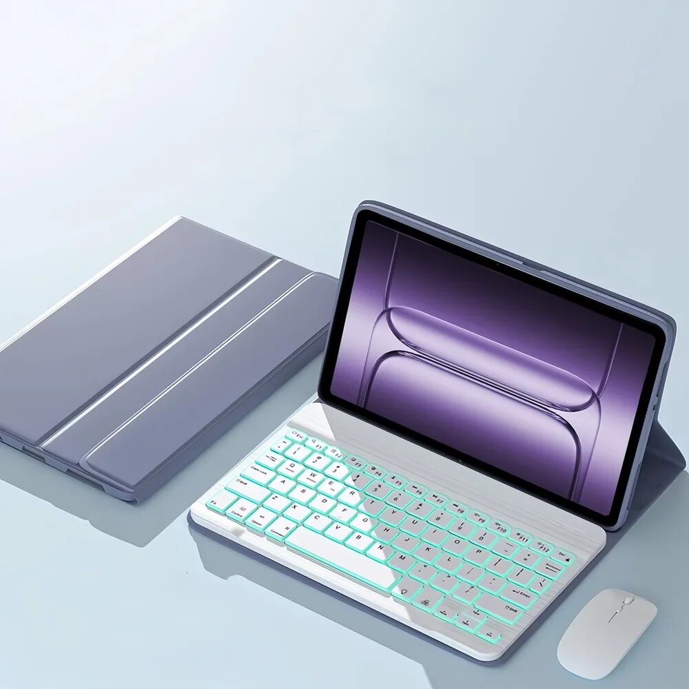 Чехол с клавиатурой для OnePlus Pad 4 13.2 дюйма (русская клавиатура и мышь)