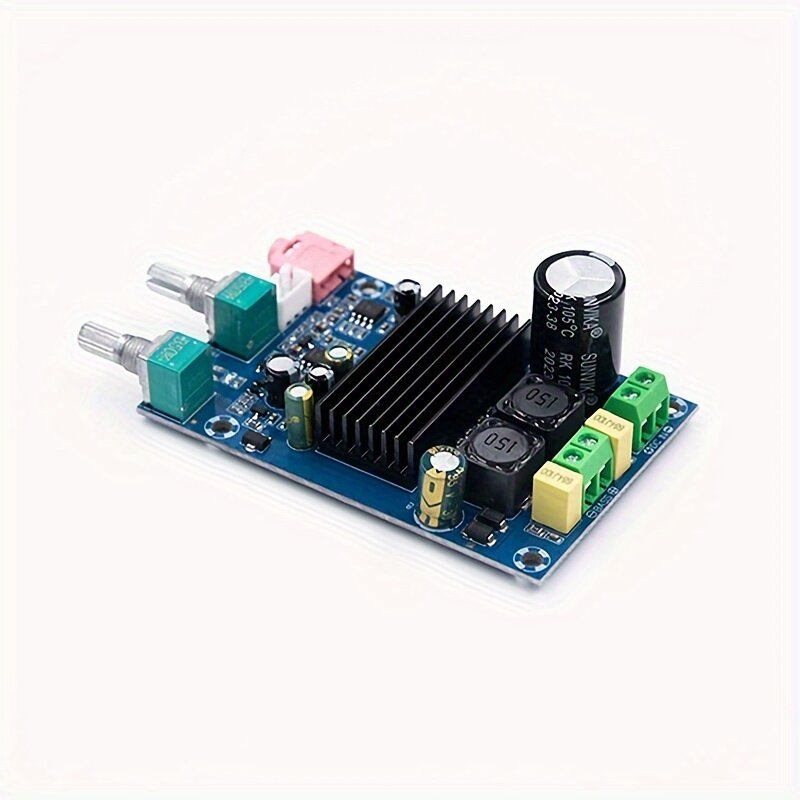 Моно цифровой усилительный модуль TPA3116D2 100W ультрабас для сабвуфера, звуковые эффекты Рождества, Хэллоуина и Пасхи, цвет фильтрующего конденсатора случайный