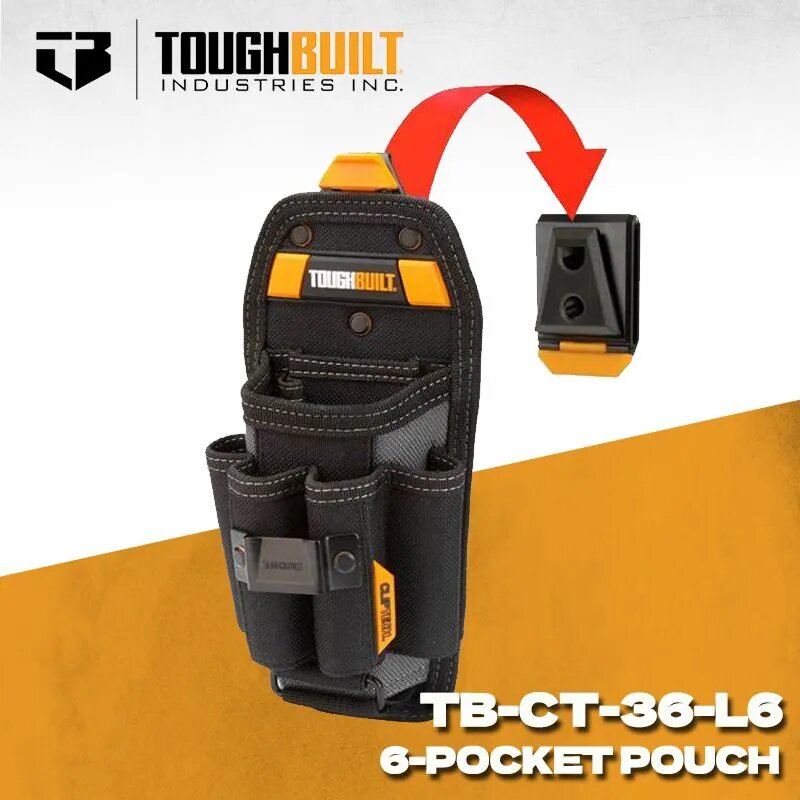 TOUGHBUILT TB-CT-36-L6 Кобура техника для пассатижей с 6 карманами
