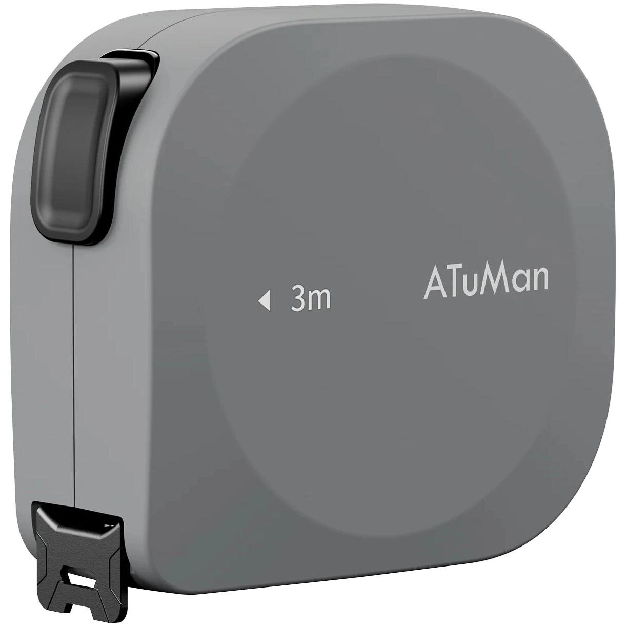 Рулетка ATuMan Duka Home Series 3m TP1 Серый