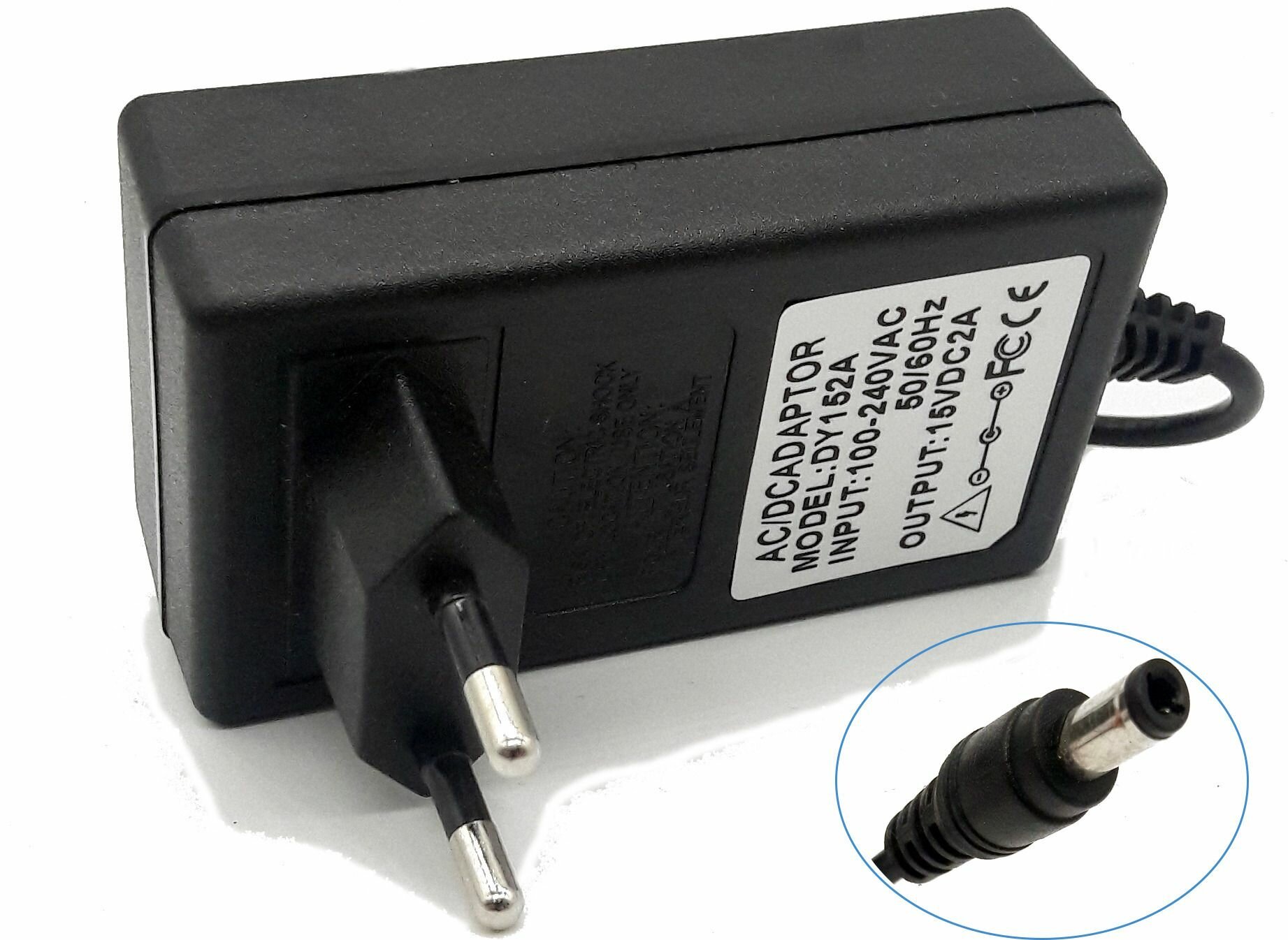 Блок питания 15V 2A разъем 5.5x2.5 мм