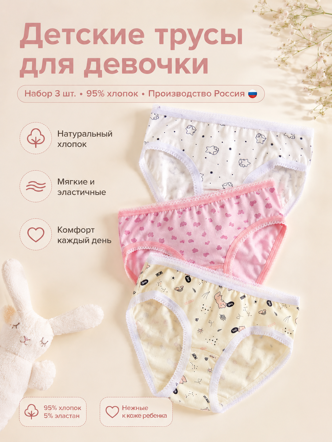 Трусы для девочек