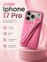 Силиконовый чехол на iPhone 17 Pro с блеском для губ