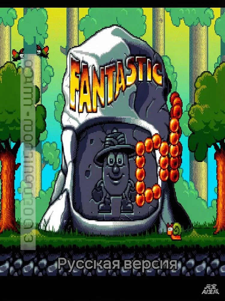 Картридж для 16 bit "Fantastic Dizzy (RUS)" Индивидуальная версия (без коробки)