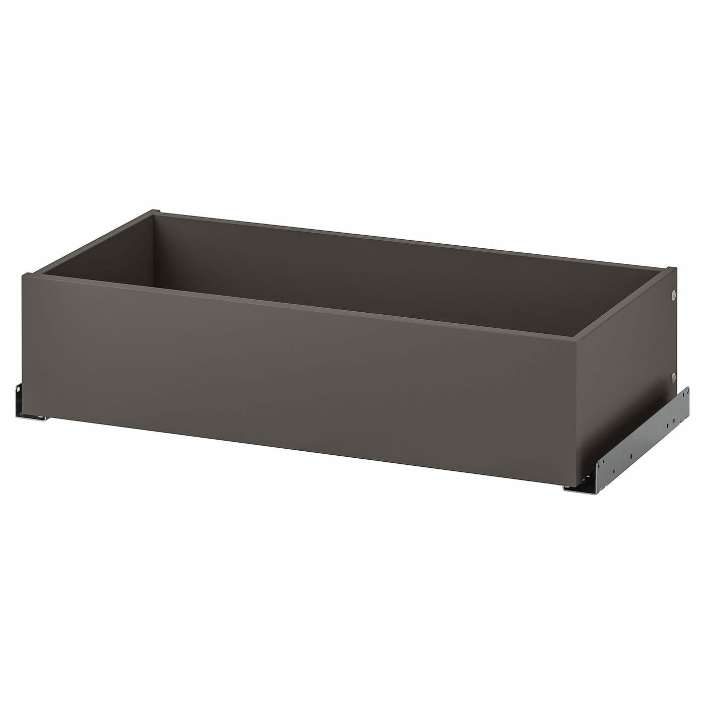 Ящик IKEA KOMPLEMENT, темно-серый, 75x35 см 405.095.05