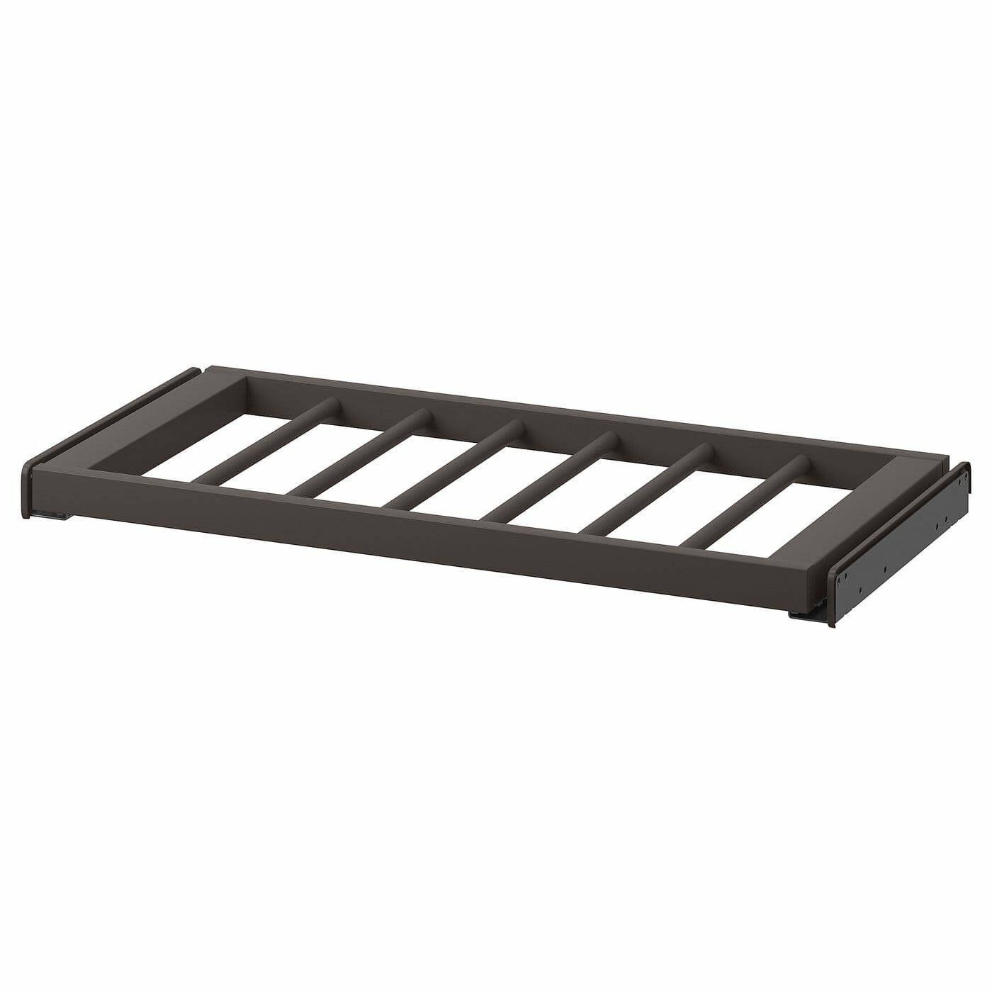 Выдвижная вешалка для брюк IKEA KOMPLEMENT, темно-серый, 75x35 см 805.094.81