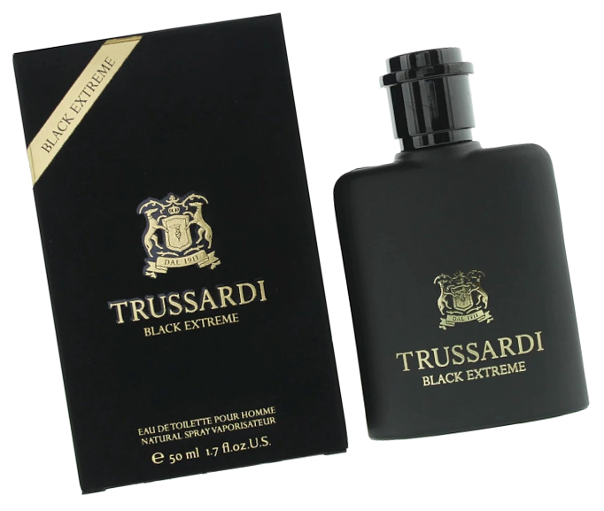 Мужская туалетная вода Труссарди Блэк Экстрим 50 мл - Trussardi Black Extreme