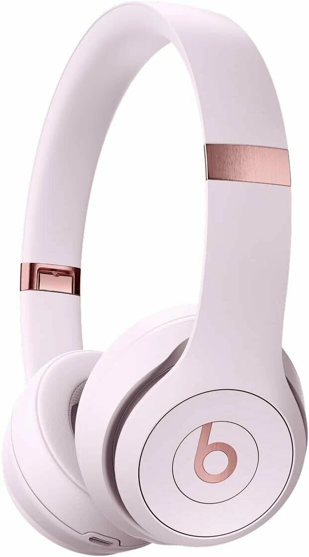 Подходит для Беспроводные наушники Solo 4 Wireless Black, 50 часов работы, Bluetooth 5.3, jack 3.5mm, USB-C, розовый